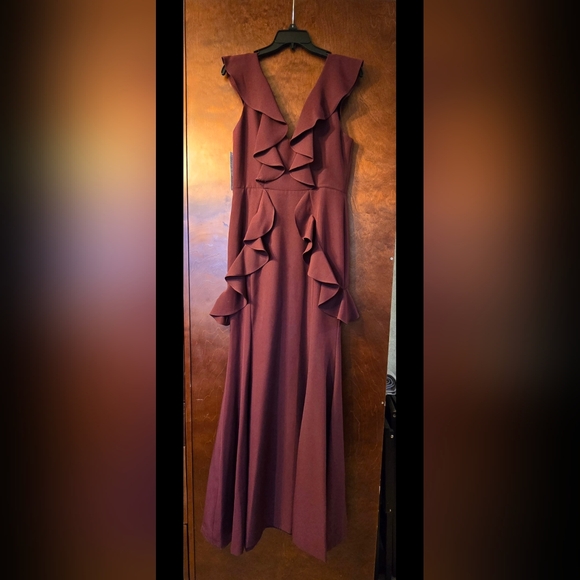 Dresses | Gianni Bini Formal Dress Burgundy | Poshmark